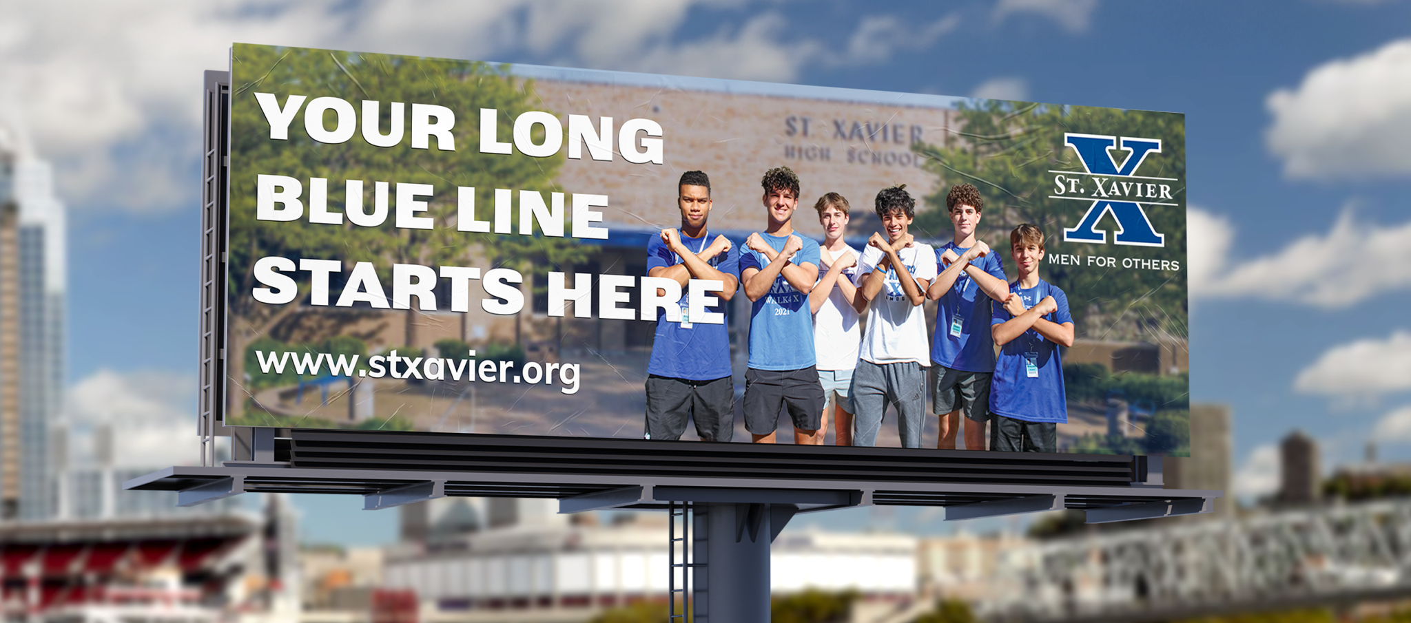 St. Xavier High School | Billboard Advertising – FusionWrx